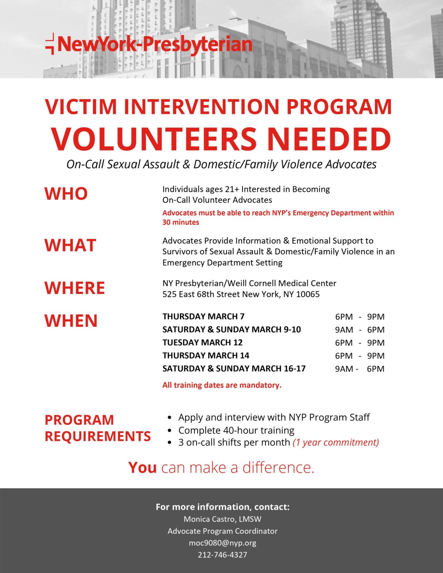 On-Call Sexual Assault & Domestic/Family Violence Volunteer Advocates ...